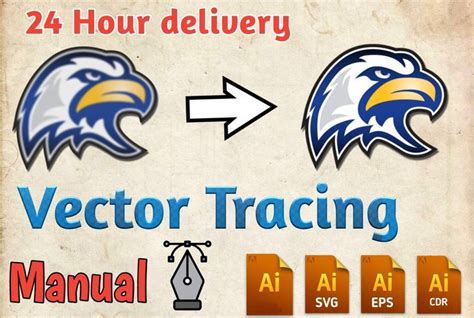 Manual Vector Tracing In 2 Hours Graphic Design Services Vector Tracing