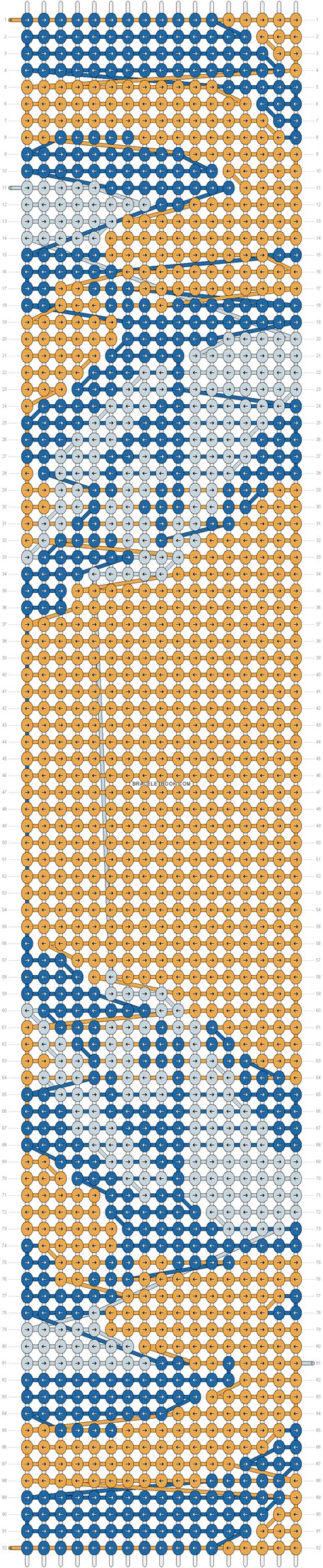 Alpha Pattern 17461 Added By 117 Friendship Bracelet Patterns