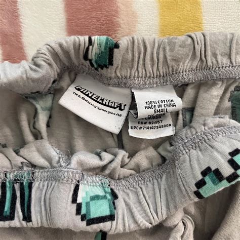 Minecraft Pajama Pants Size Small Runs Long So Depop
