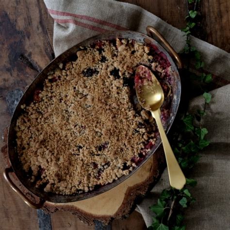 Crumble Pommes Fruits Rouges Sans Gluten Et Vegan Chloé And You
