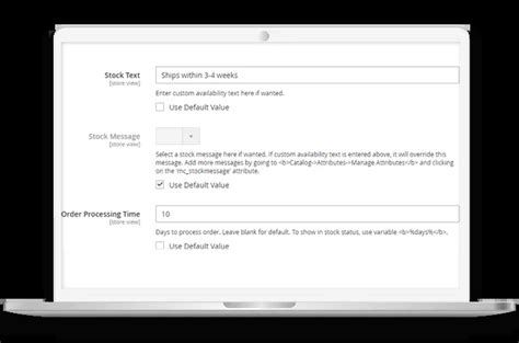 Magento 2 Custom Stock Status Extension Magecomp