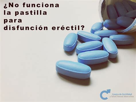 No me funciona la pastilla azul para disfunción eréctil Check list