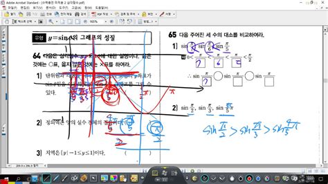 11 함수 Y Sinx 의 그래프의 성질 P 73 Youtube
