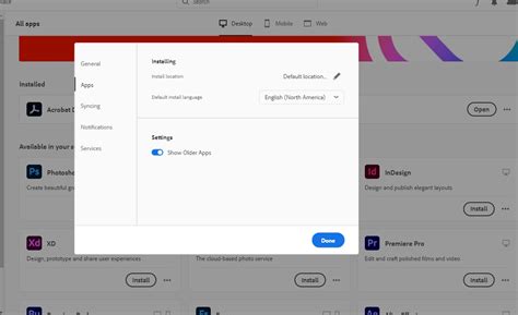 Cant Have Older Version Of Cc Apps Even With Show Adobe Community