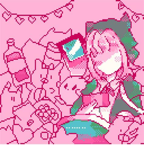 Chiaki Nanami Pixel Art Danganronpa Amino