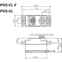 Sanwa PGS CL Low Profile SXR Response S Kg V Coreless Servo