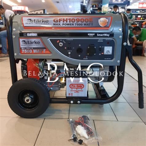 Jual Genset Open Bensin 7000 7500 Watt Starke Gfh 10900 E Shopee