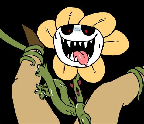 Rule 34 Ambiguous Gender Fangs Flowey The Flower Frisk Sweat Thorns