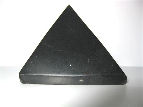 Basalt Metaphysical Pyramid 4 Fossils For Sale
