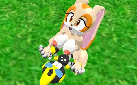 Rule 34 3d 3d Artwork Big Breasts Breasts Cream The Rabbit Emerl Gemerl Hand Holding Omega