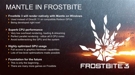 Battlefield 4 And Frostbite 3 Will Support Both Amd Mantle And Nvidia