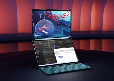 Lenovo представила ноутбук Yoga Book 9i с двумя сенсорными OLED-дисплеями