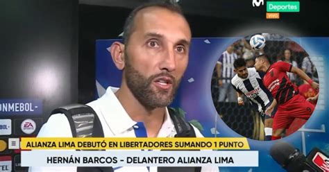 Alianza Vs Parananese Hernán Barcos Hernán Barcos Sobre El Empate
