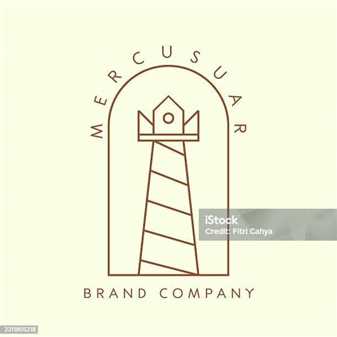 미니멀리스트 등대 로고 디자인 일러스트 아이콘입니다 건물 외관에 대한 스톡 벡터 아트 및 기타 이미지 건물 외관 건설 산업 건설 장비 Istock