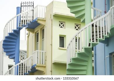 Colourful Stairs Luxia Bay Park Dalian China 89 Mil Imagens Fotos E