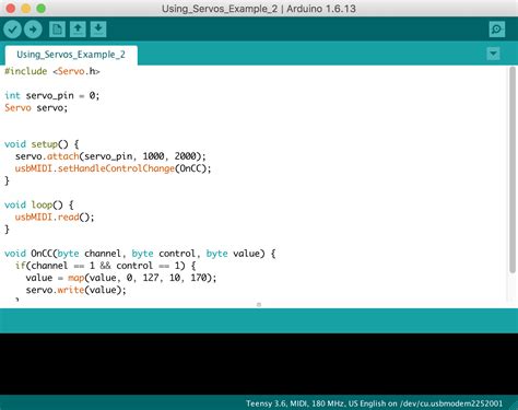 Little Scale Teensy 36 Basics Using Servo Motors