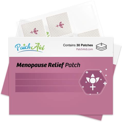 Menopause Relief Topical Patch By Patchaid 30 Day Supply Amazonca