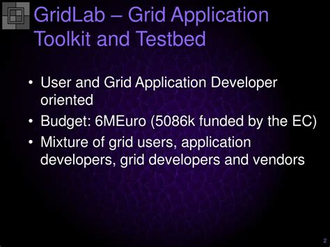 ppt gridlab grid application toolkit and testbed powerpoint