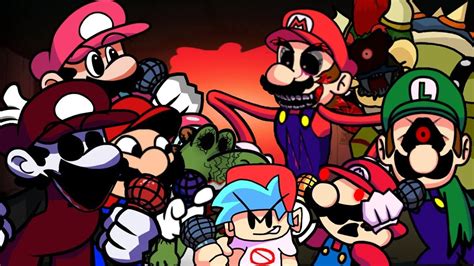 FNF Omnipresent But It S Mario EXE Reskin Gang V2 0 YouTube
