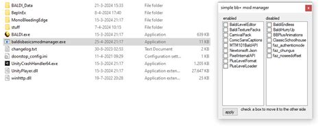Baldis Basics Plus Mod Manager Modding Tool For Baldis Basics Baldi