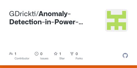 Github Gdrickti Anomaly Detection In Power Consumption Data Using