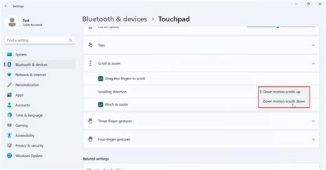 How To Reverse Touchpad Scrolling In Windows 11 Technoresult