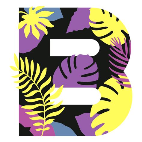 Diseño Png Y Svg De Monograma De Verano Bemol Para Camisetas