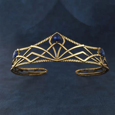 Corona Redonda De Elfos De Pel Cula Tiara Vintage De Cristal Barroco
