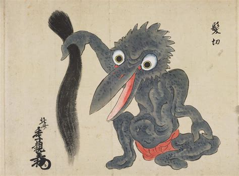 Yokai Horrors From The 18th Century Bakemono Zukushi Scroll Flashbak