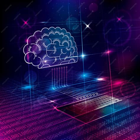 Premium Vector Artificial Intelligence Concept Design Abstract