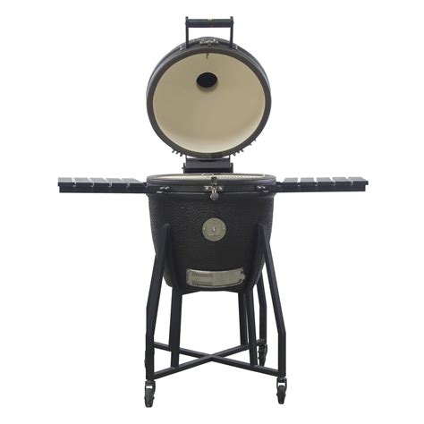Barbecue A Carbone Grllr Ember Classic Large Nero Opaco Con Carrello