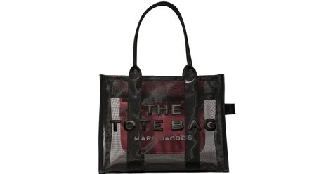 Marc Jacobs Synthetic Large Mesh Tote Bag In Black Lyst Australia