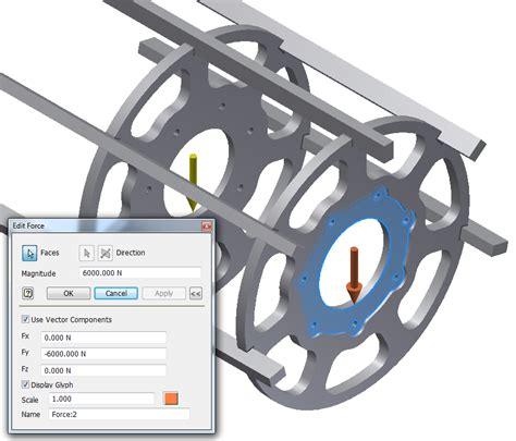 Autodesk Inventor 2012 Stress Analysis Loads