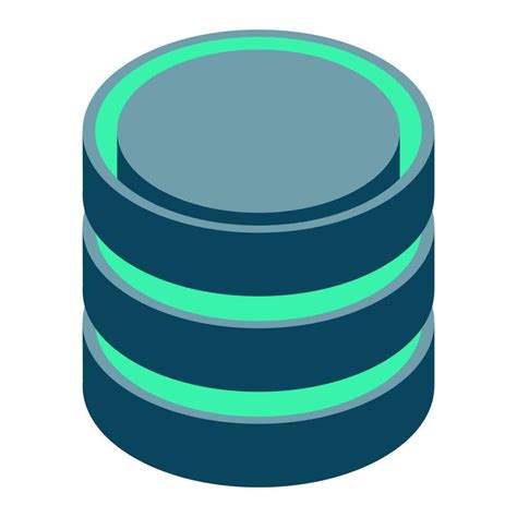 Isometric Cloud Database Cloud Computing And File Cloud Storage Modern Technologies Vector