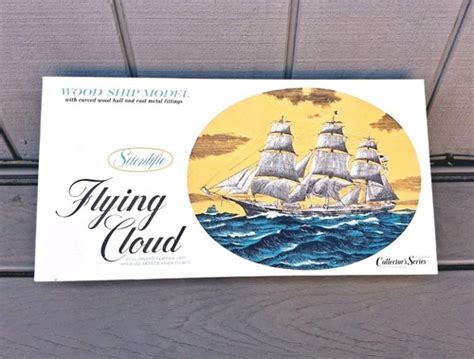Vintage Flying Cloud Model Sailing Ship By Scientific Complete Unused