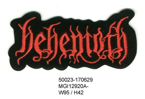 Patch Behemoth Logo Patch De Lipit Ep639 Bestialro