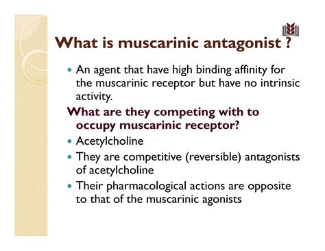 Cholinergic Antagonists Medicinal Chemistry Pdf