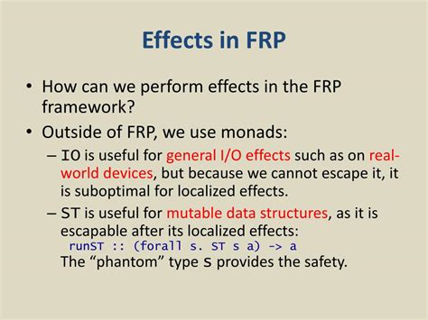ppt functional reactive programming resource types and wormholes