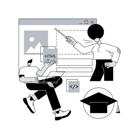 web development courses abstract concept vector illustration stock vector illustration of