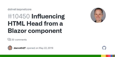 Influencing Html Head From A Blazor Component Issue Dotnet Aspnetcore Github