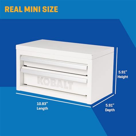 Kobalt Portable Tool Box 1083 In W X 591 In H X 591 In D 2 Drawer