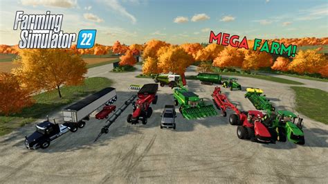 Building A 10 Million Dollar Mega Farm In Fs22 Youtube