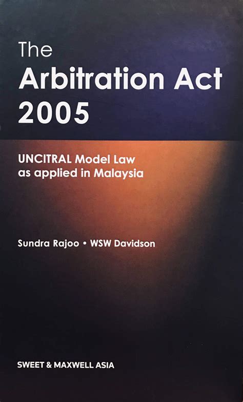 The Arbitration Act 2005 Marsden Law Book