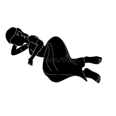 Silhouette Sleeping Stock Illustrations 5561 Silhouette Sleeping