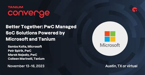 Tanium On Linkedin Agenda