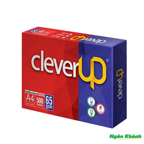 Giấy A4 Clever Up 65gsm