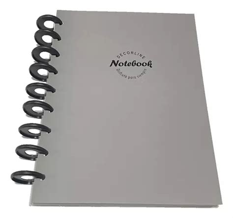 Cuaderno Inteligente Discos Decorline X Color Gris MercadoLibre