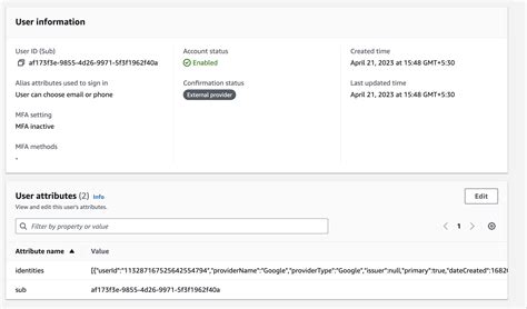 Google Authentication User S Email Not Returning Issue 2916 Aws