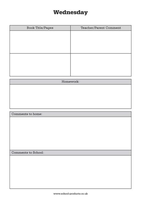 Primary School Planner Blue School Products