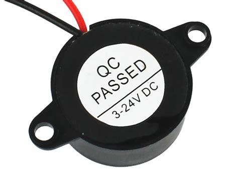 Transdutor Buzzer Piezoelétrico Contínuo 3V a 24V SFM 20 B Usinainfo